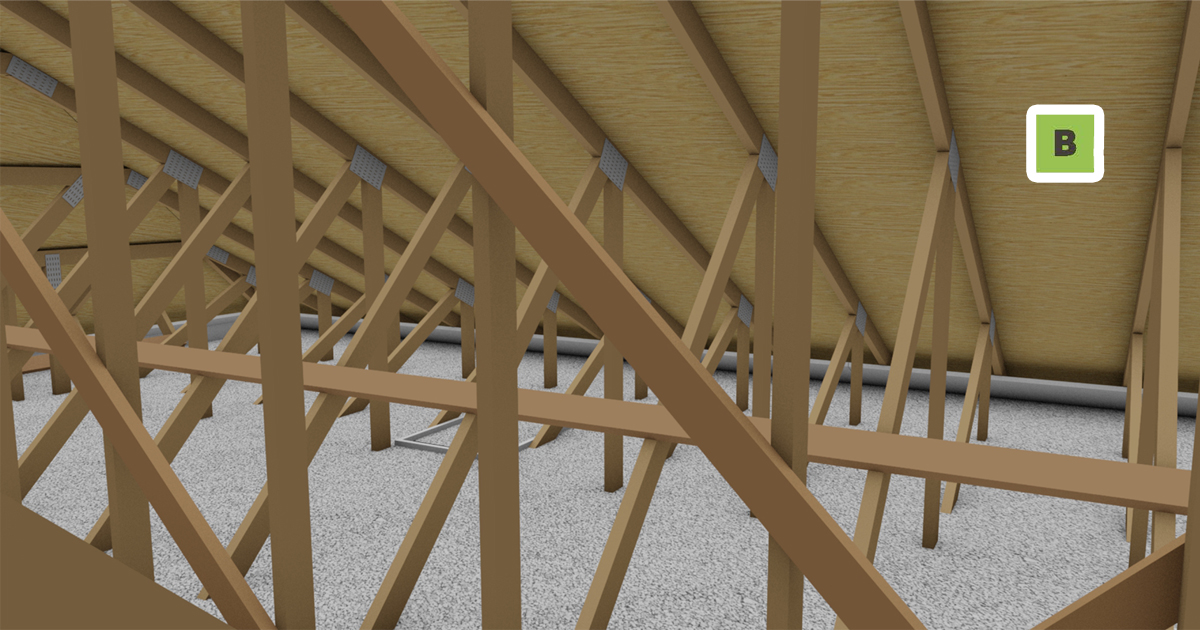 Le comble (entretoit) - GCR