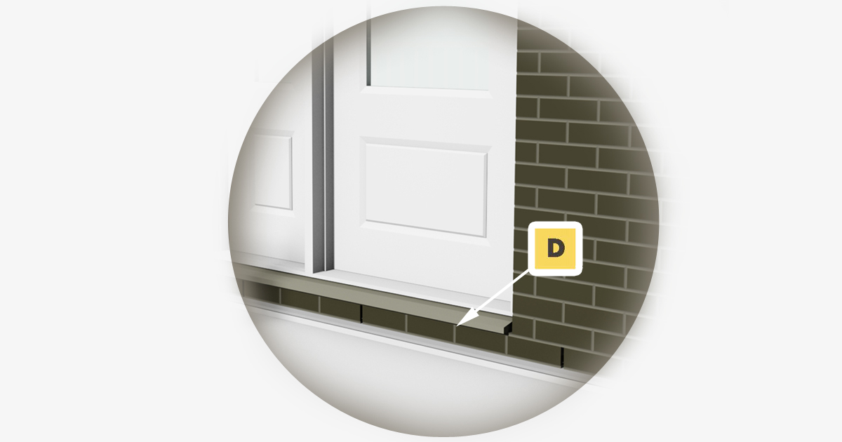 Les allèges et les seuils des portes et fenêtres - GCR